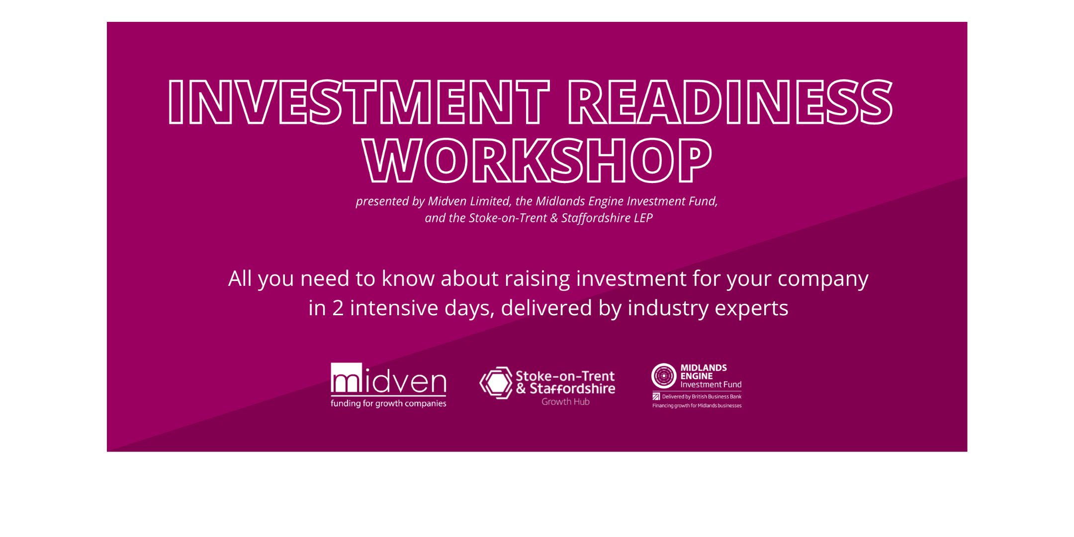 Investment Readiness Workshop: Day 2 - Stoke on Trent Staffordshire ...