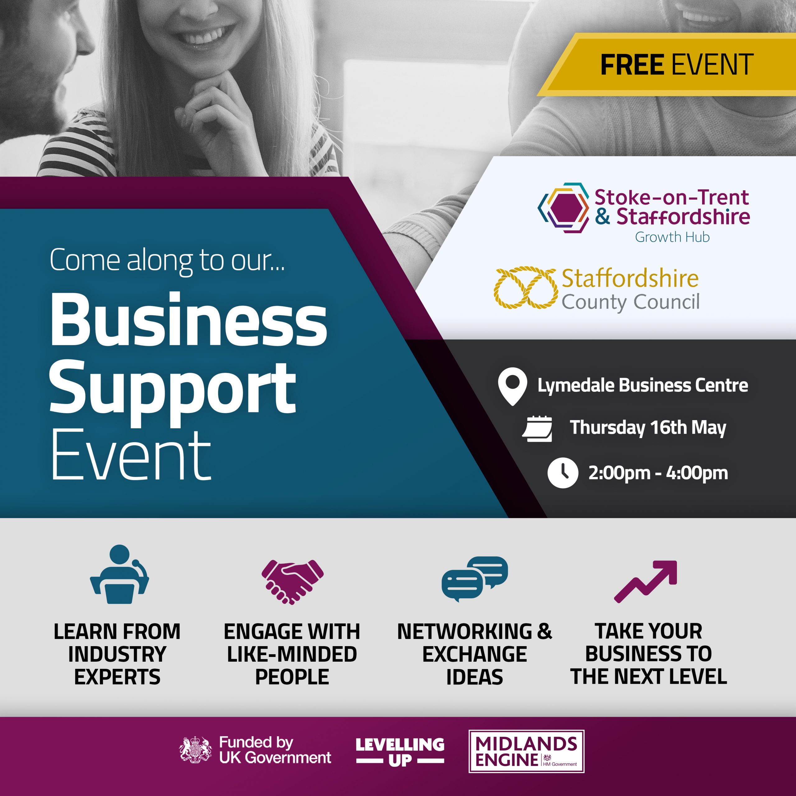 Business Support Event at Lymedale Business Centre - Stoke on Trent ...