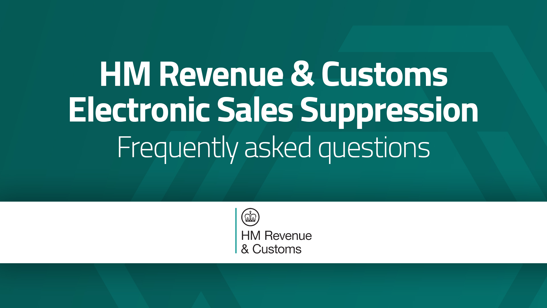 HM Revenue & Customs Electronic Sales Suppression (ESS) FAQs - Stoke on ...