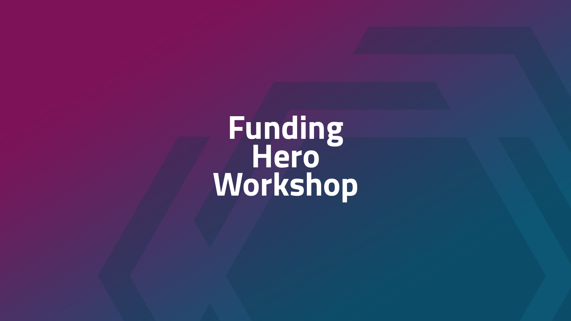 Funding Hero Workshop - Stoke on Trent Staffordshire Growth Hub